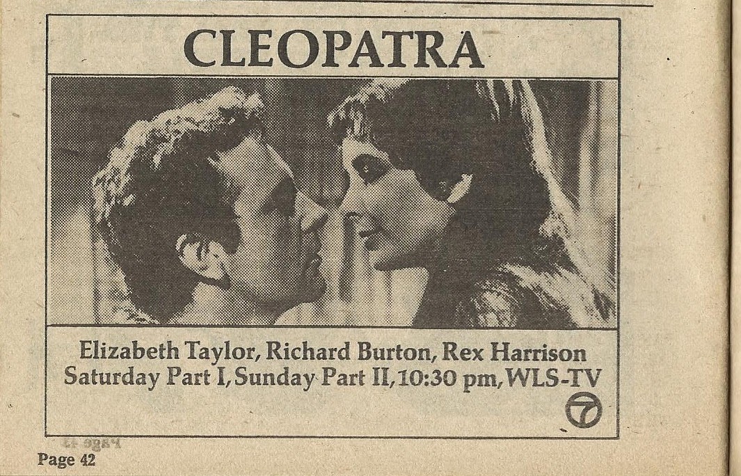 The TV Guide Historian: Cleopatra Ad