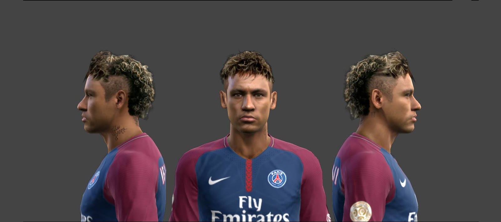 PES 2013 Neymar Jr (PSG) Face by EmreT