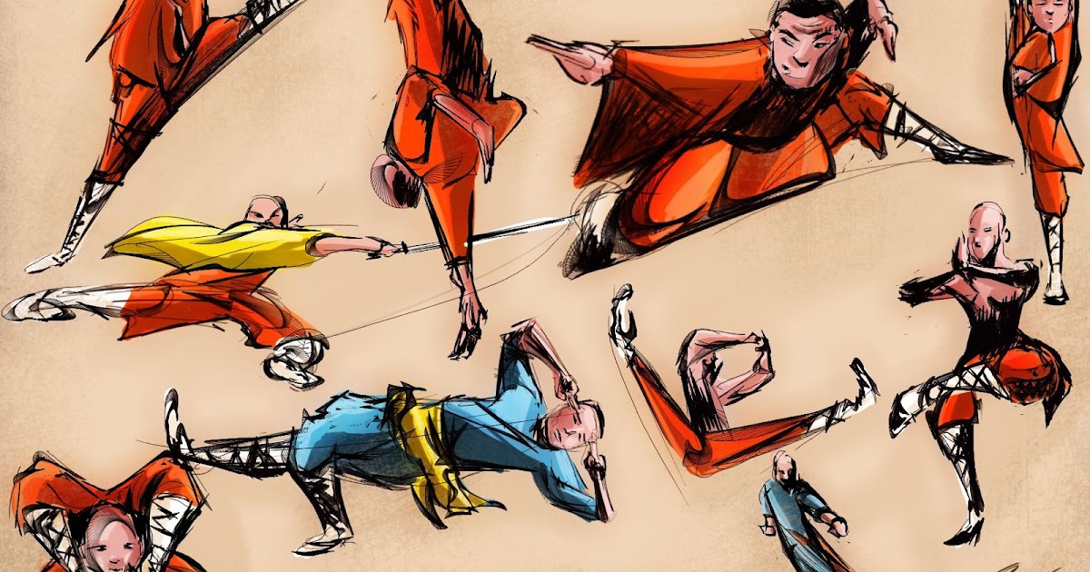 RVG Animation Blog: Shaolin sketches