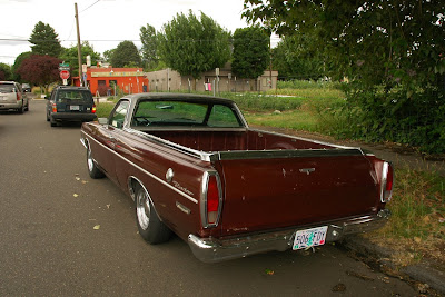 OLD PARKED CARS.: 1968 Ford Ranchero.