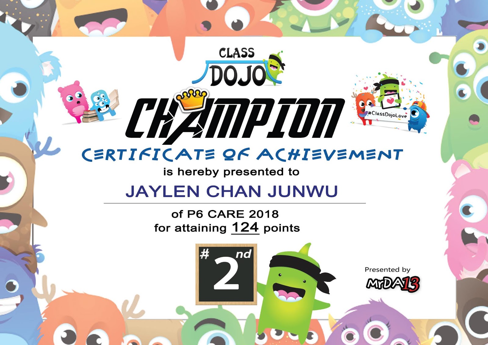 Welcome to Projectblogo: ClassDojo Champions 2018