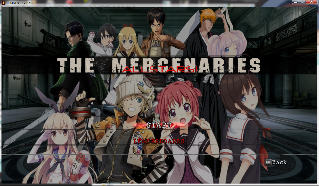 [WIP|RE5]Anime ModPACK 2018 - Resident Evil 5