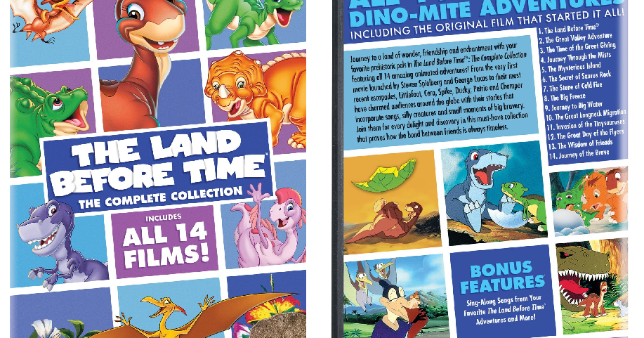 The Land Before Time: The Complete Collection 14 Movie DVD Set $39.99 ...