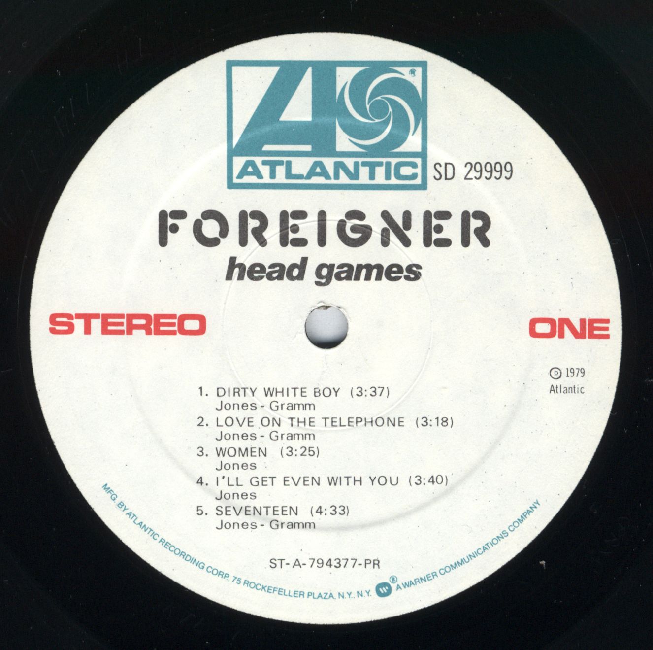 Foreigner 1979 Head Games (US)