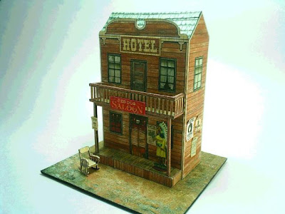 Red Dog Saloon Papercraft | Papercraft Paradise | PaperCrafts | Paper ...