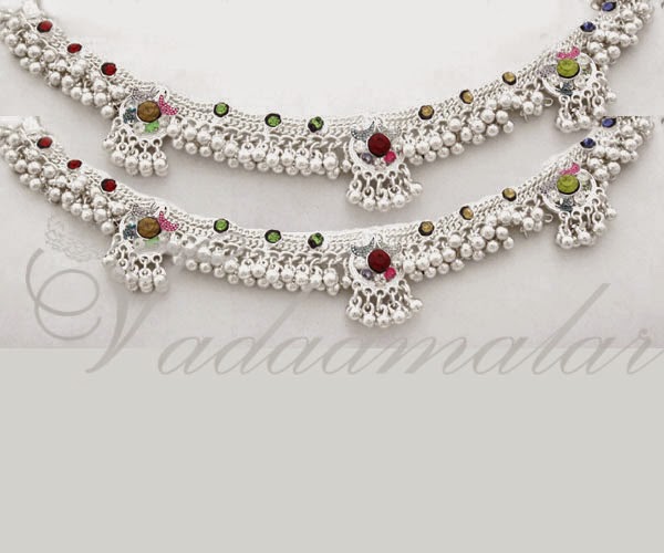 Tradtional Jewelry of India: India Anklets - Payal Ankle Jewellery