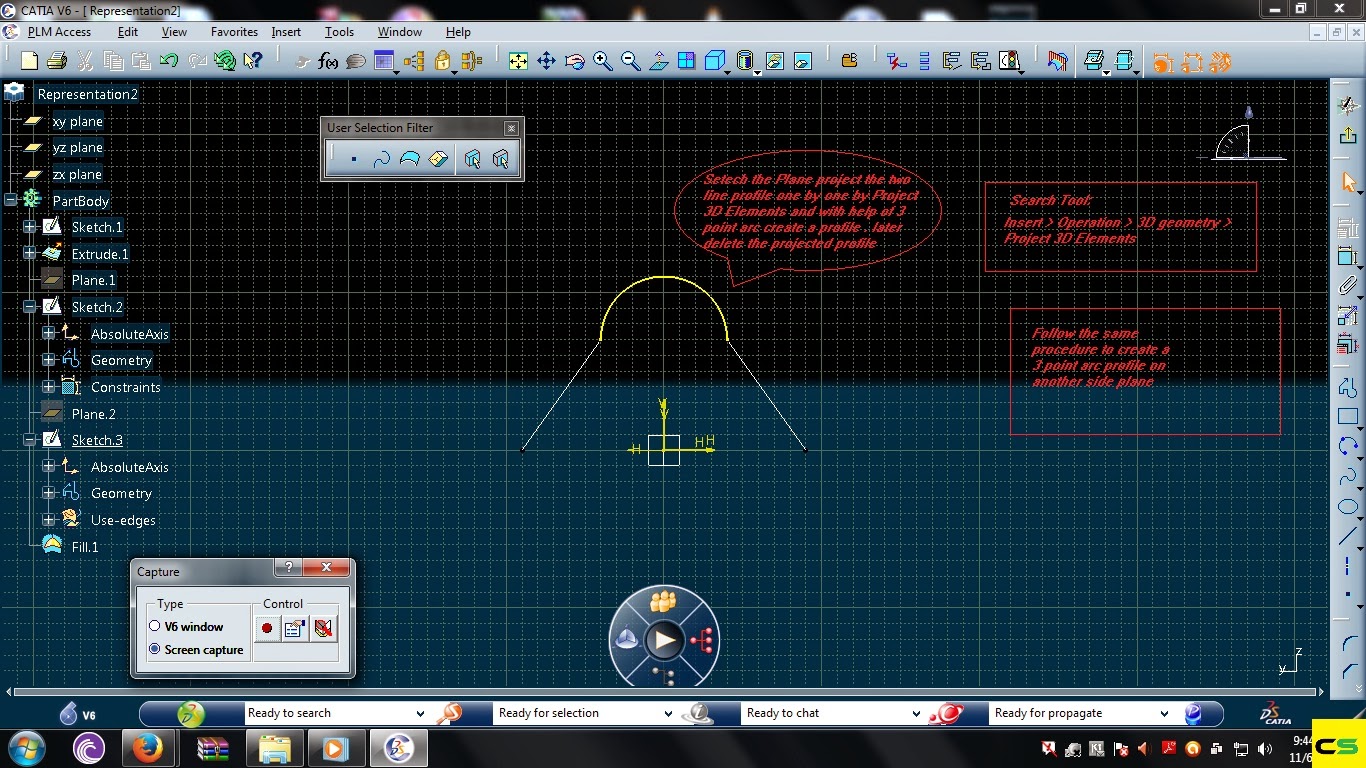 How To Use Fill Surface Tool In Catia Caddskills