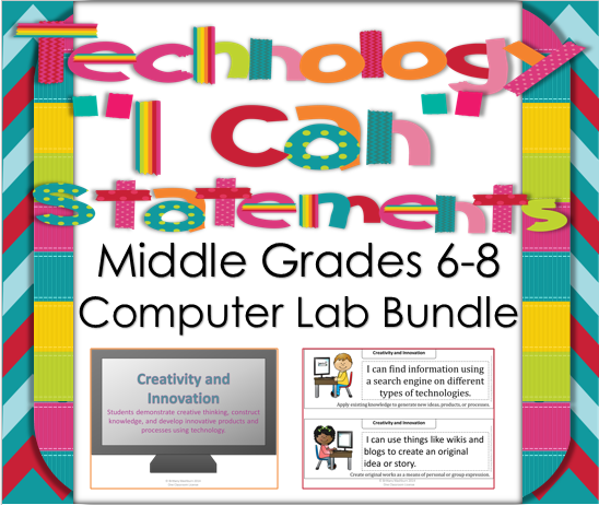 Technology I Can Statements for the Computer Lab Teacher - nwsbr