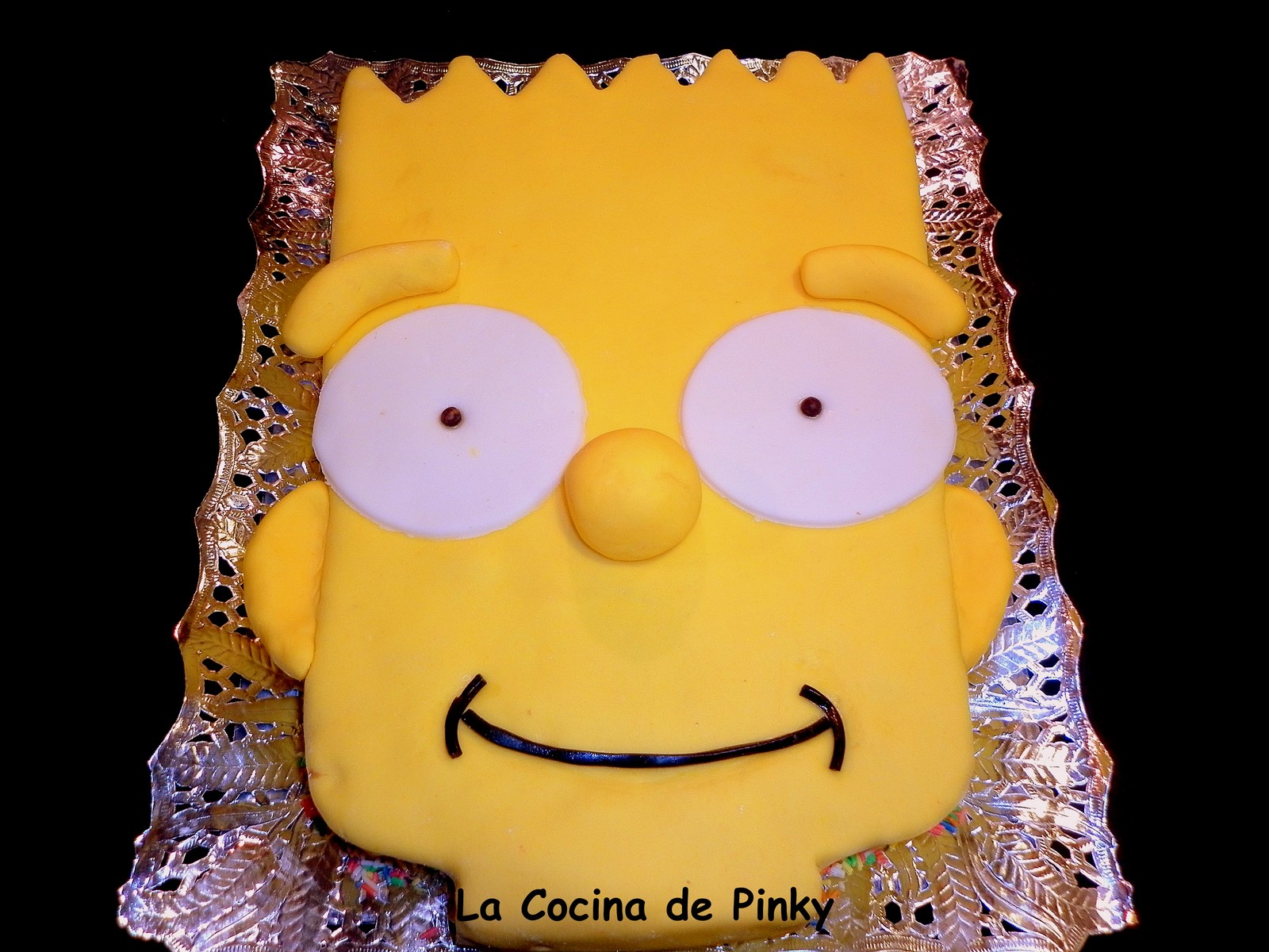 LA COCINA DE PINKY: TARTA BART SIMPSON