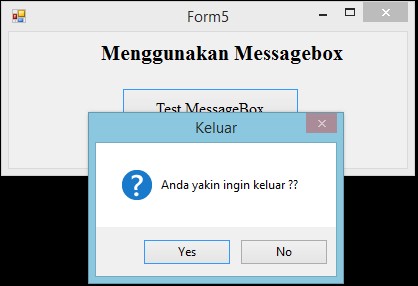 Tutorial VB.Net #13: Menggunakan MessageBox | priacoding