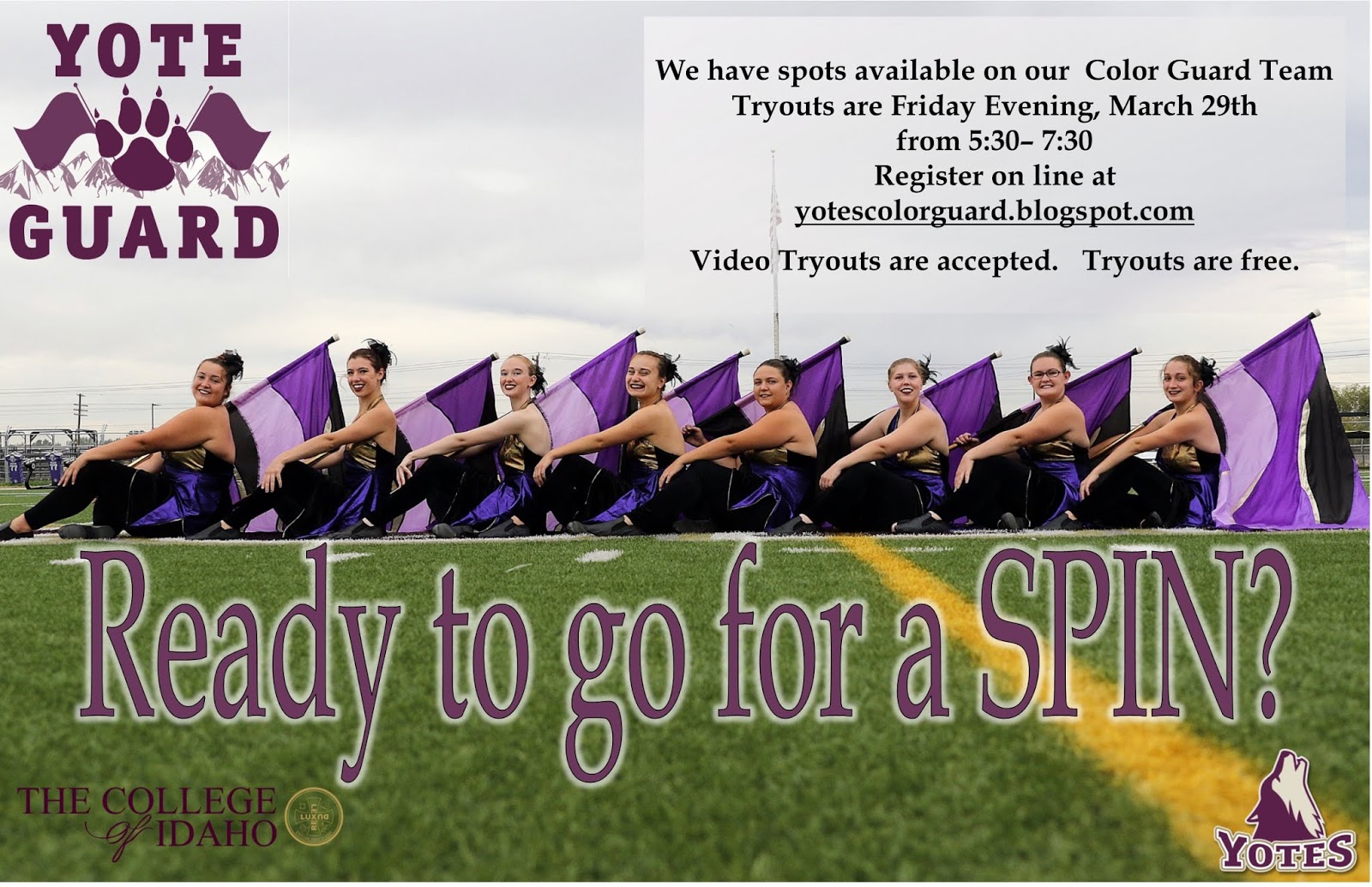 College of Idaho Color Guard & Purple Illusion Dance Line: 2019-2020 ...