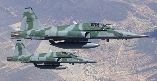 Argentina no consiguió que Brasil le alquile los F-5M Tiger II para el ...