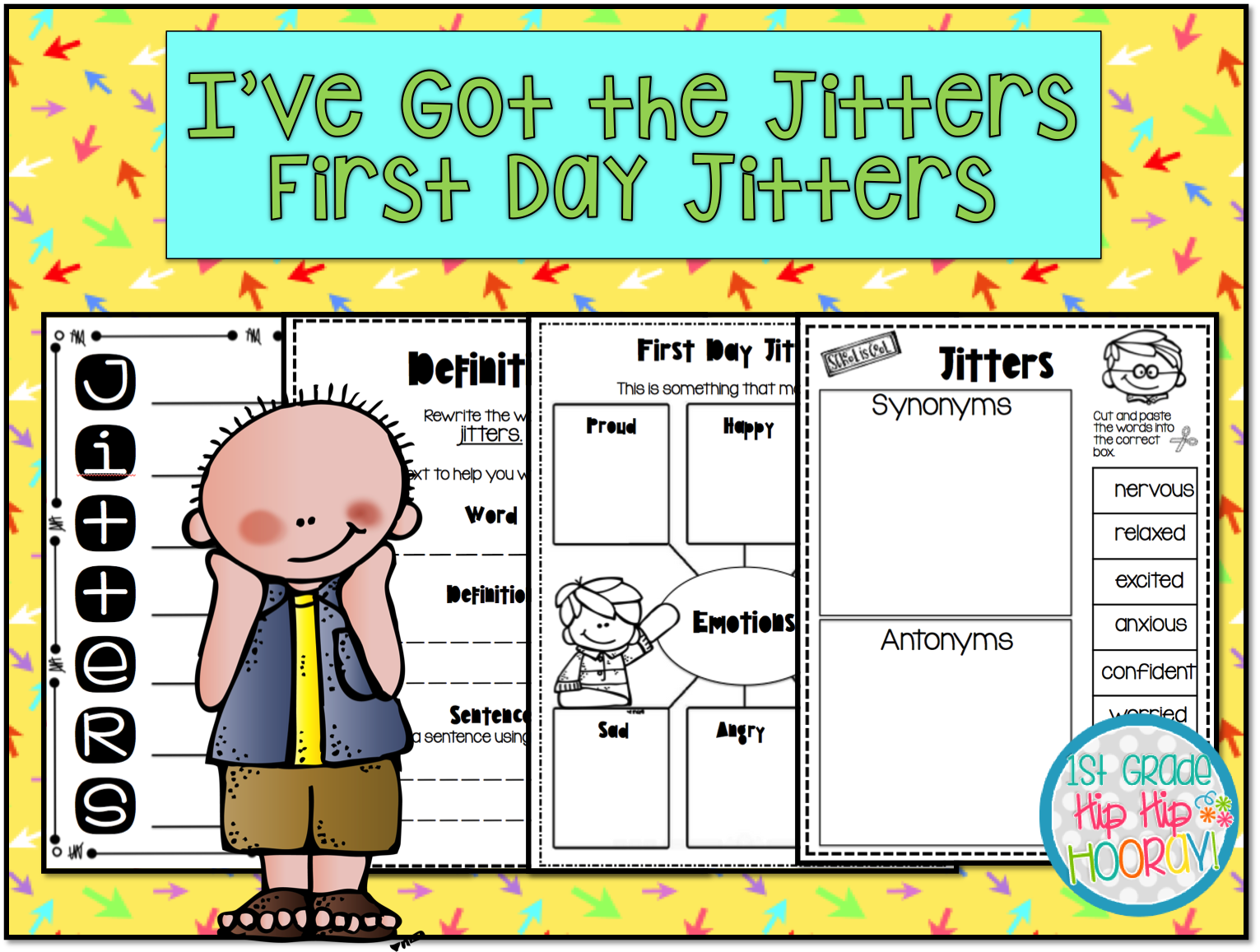 1st Grade Hip Hip Hooray!: Back to School Book Companion...First Day ...