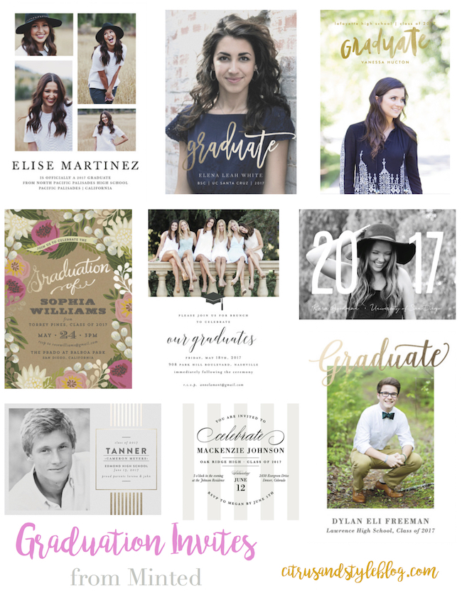 citrus and style: Graduation Invites with Minted