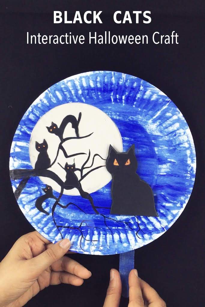 Halloween Black Cats Craft - The Joy of Sharing