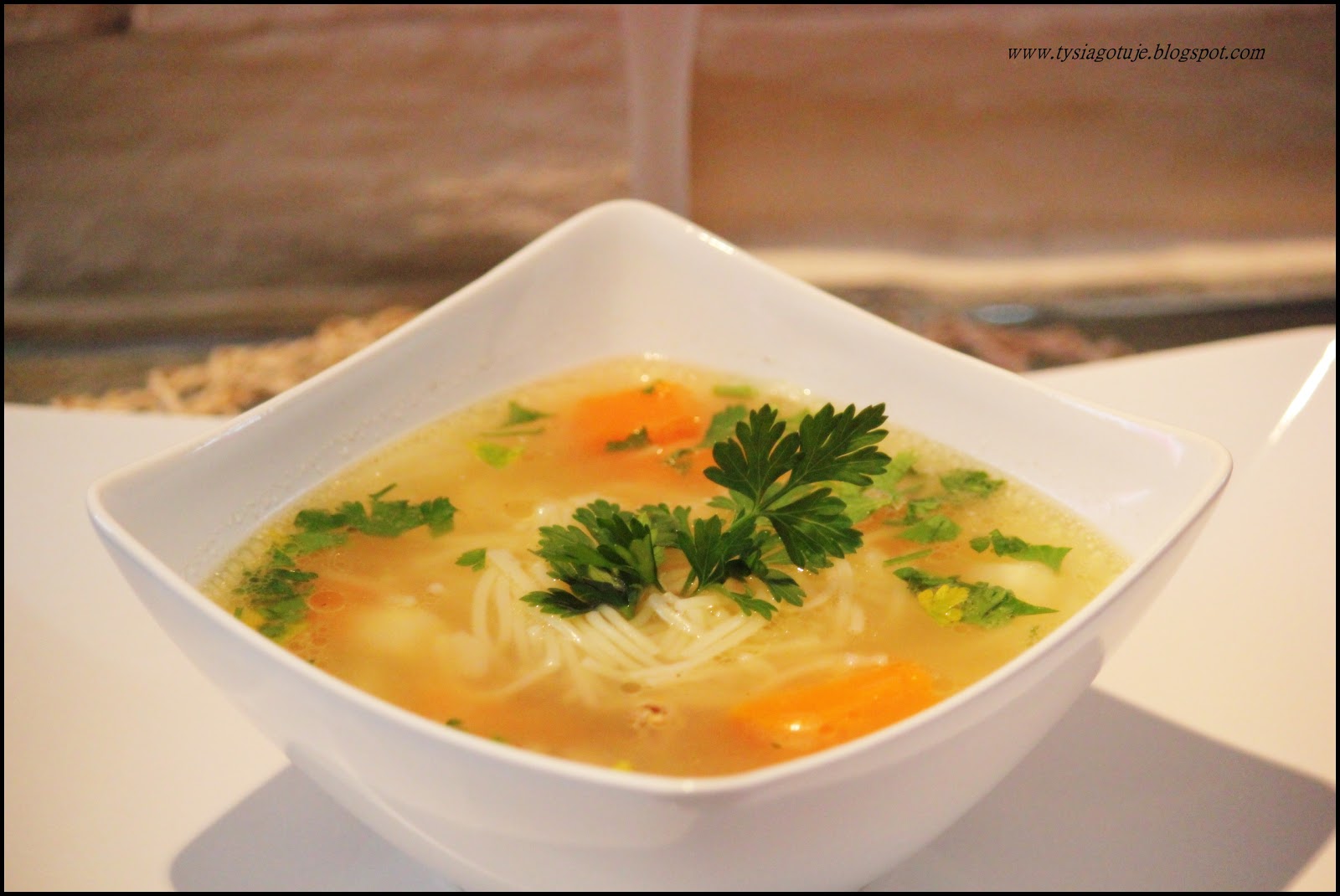 Rosół domowy | Tysia Gotuje blog kulinarny