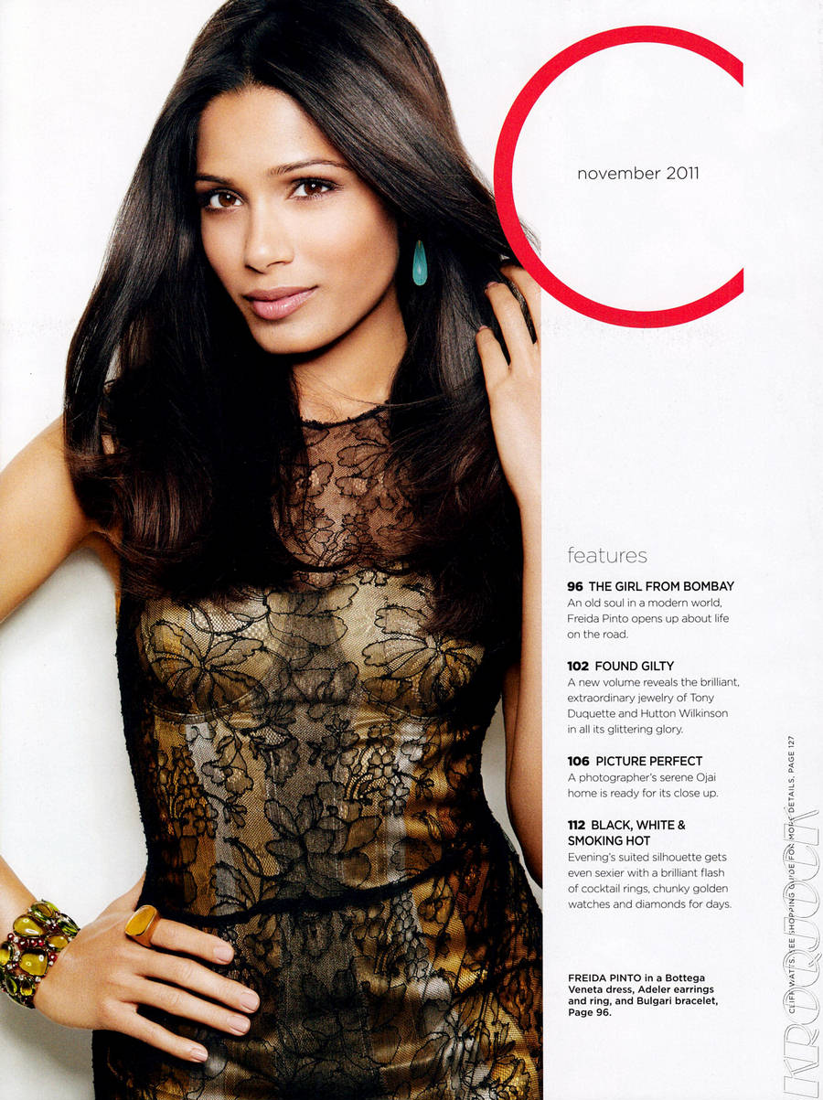 Freida Pinto Latest Magazine Shoot | Celebrities Photos Hub
