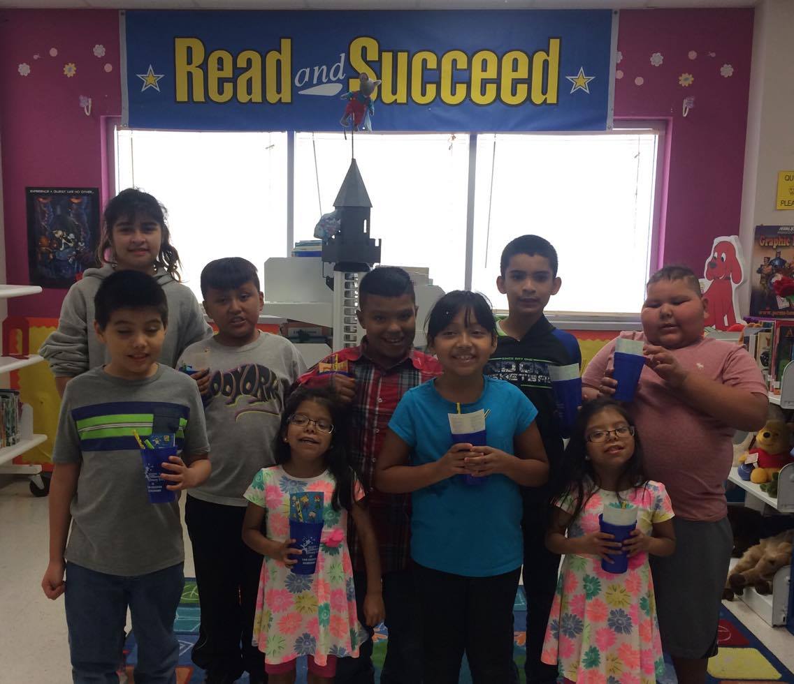 Eagle Pass ISD - iVision: Sam Houston Hosts Library Week Contest