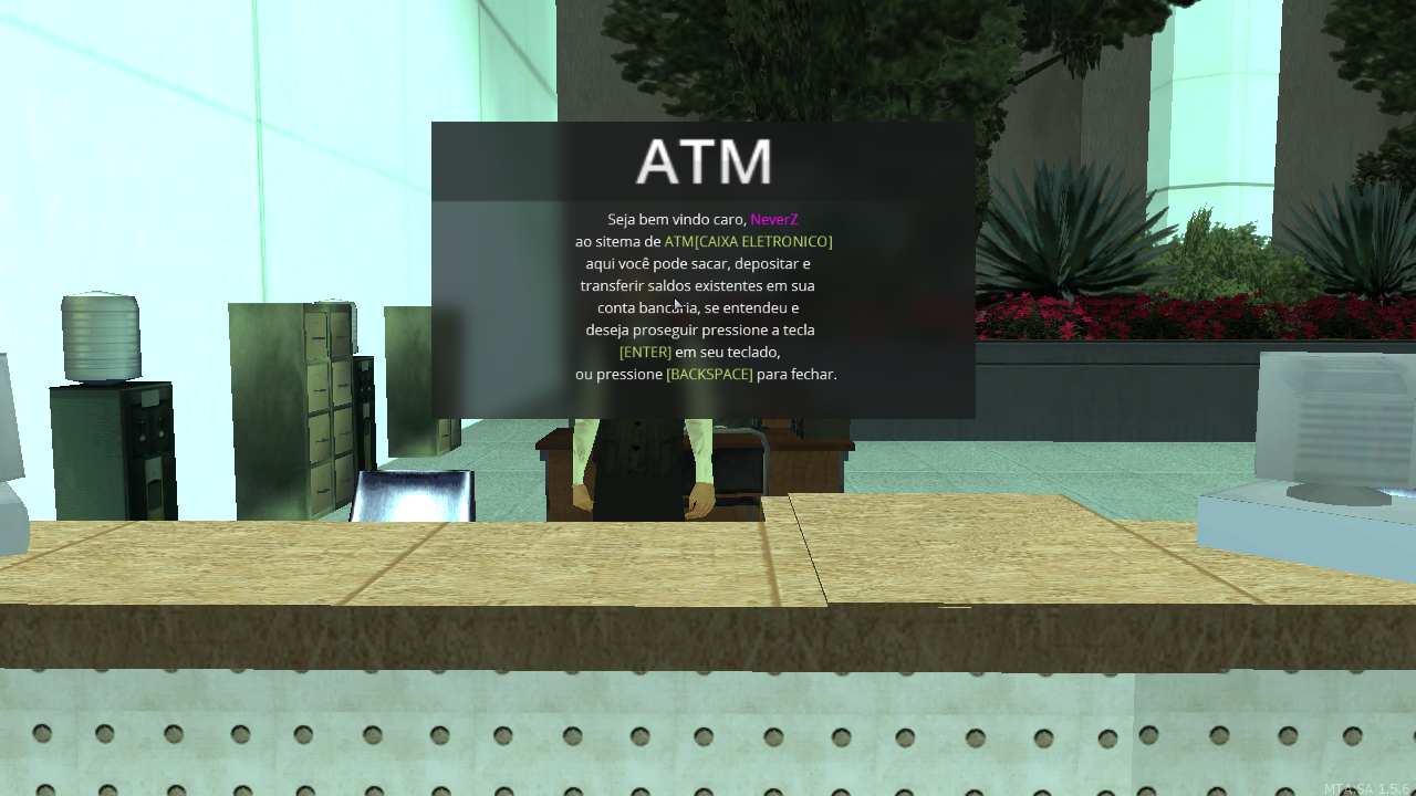 [SCRIPT] BANCO ATM + MAPA | NeverZ Mods Mta