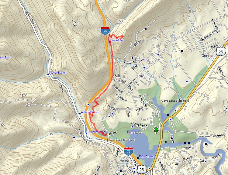 American Travel Journal: Devil's Racetrack - Cumberland Trail State Park