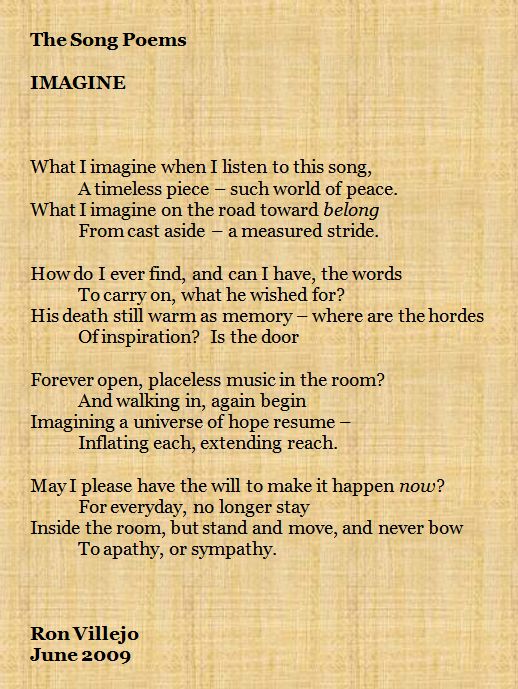 Poetry in Multimedia: Imagine