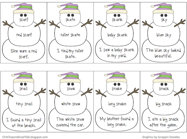 Chit Chat and Small Talk: Snowman Articulation for /R/ and /S/