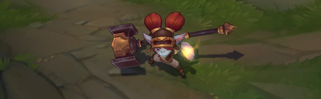 Blacksmith Poppy's Hair in the splash art doesn't match the model. : r ...