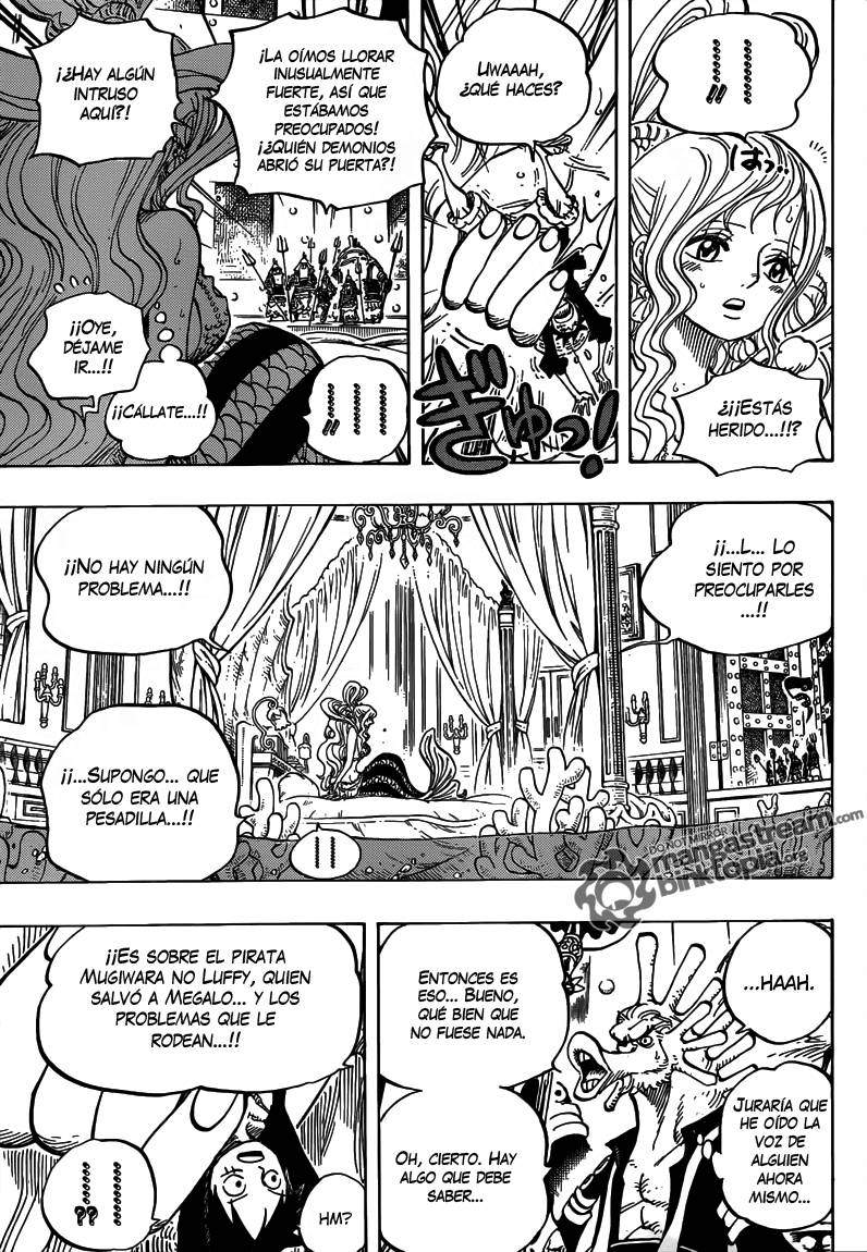One Piece Manga Capitulo 613. La princesa sirena en la torre ...