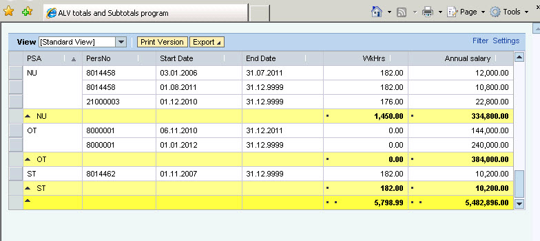 An SAP Consultant: Web Dynpro ABAP - ALV Total and Subtotal