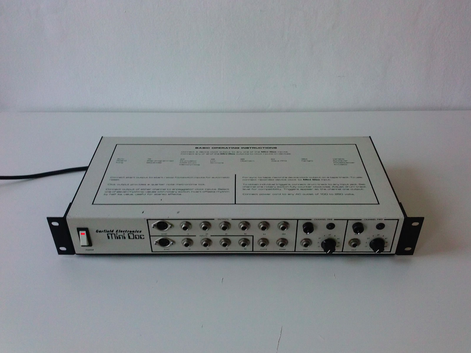 MATRIXSYNTH: Garfield Electronics Mini Doc Synthesizer Synchronizer