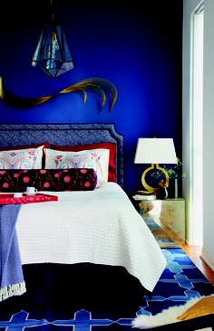 EV DEKORASYON HOBİ: İndigo renk dekorasyon