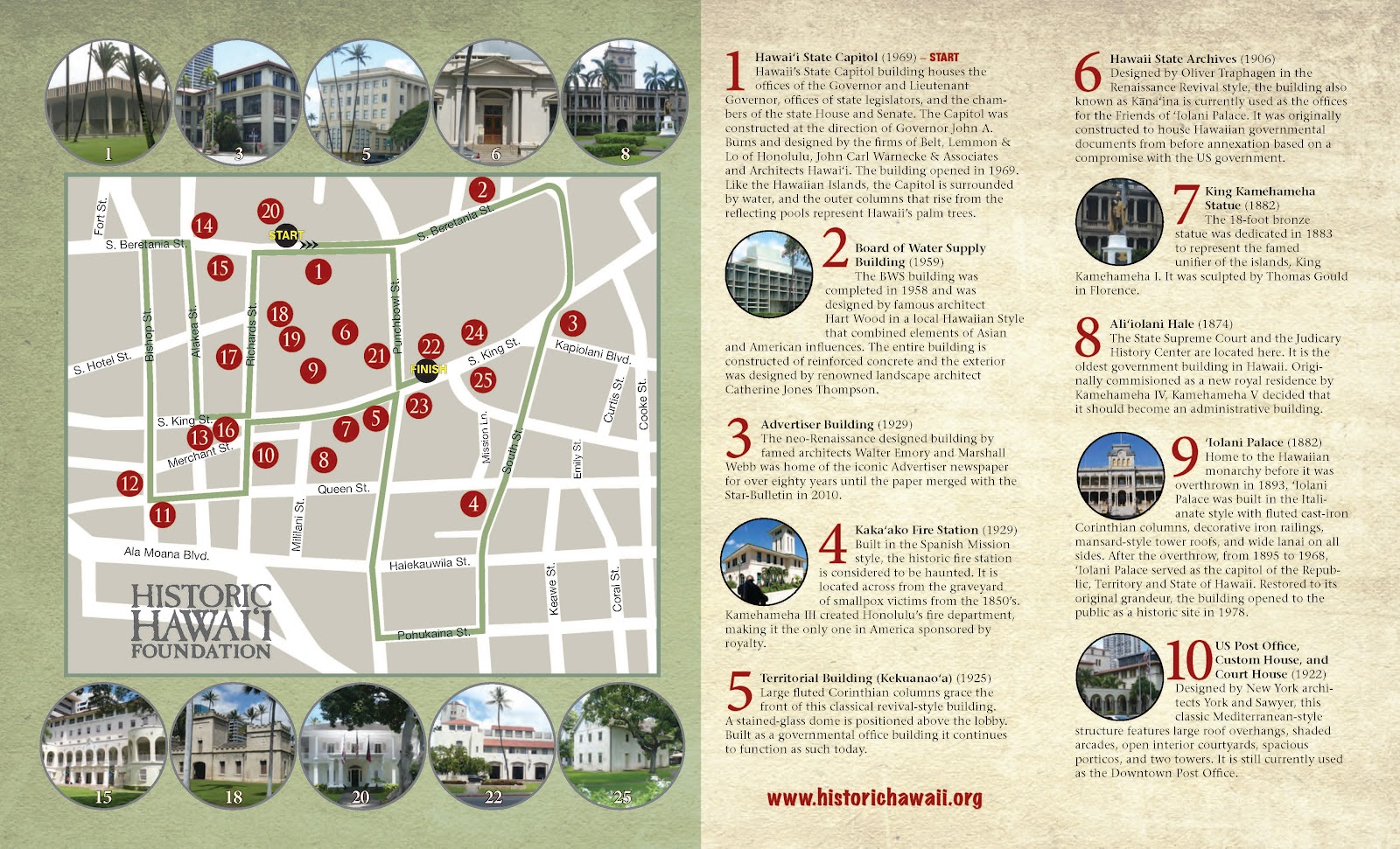 Hawaii State Capitol Building Map