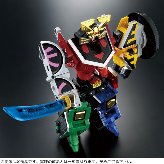 Super Sentai News: Chogokin Super Sentai Artisan DX Shinken-Oh Official ...