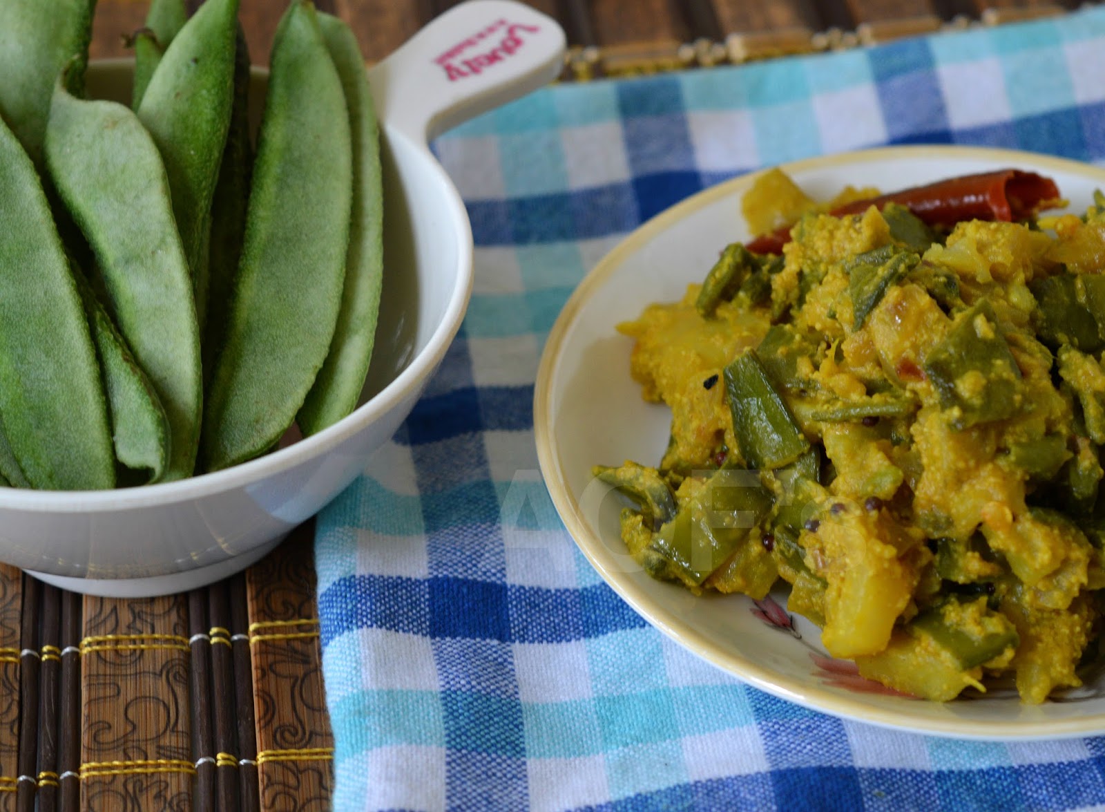 Oriyarasoi - The cosmopolitan Odia's Kitchen !: Simba Alu Posto ( Flat ...