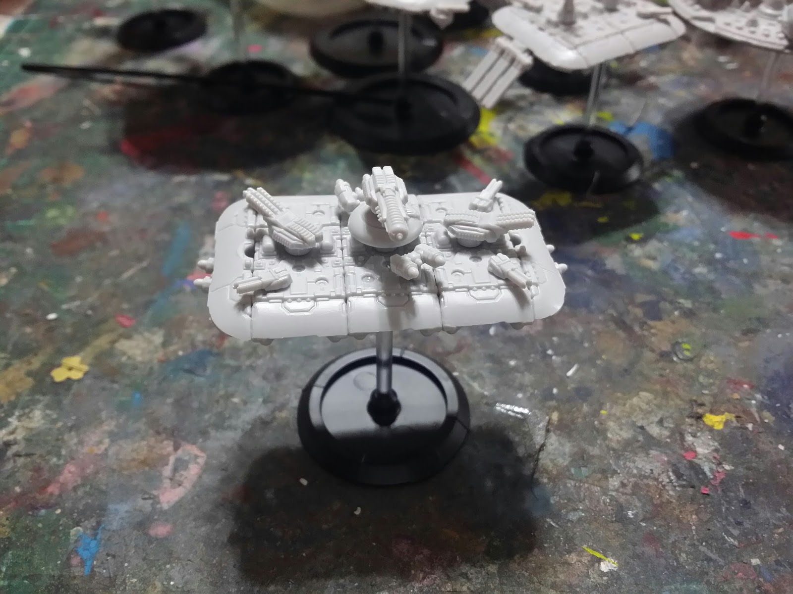 Lost Wargamer in HK: Space stations : Building station with Dropfleet ...