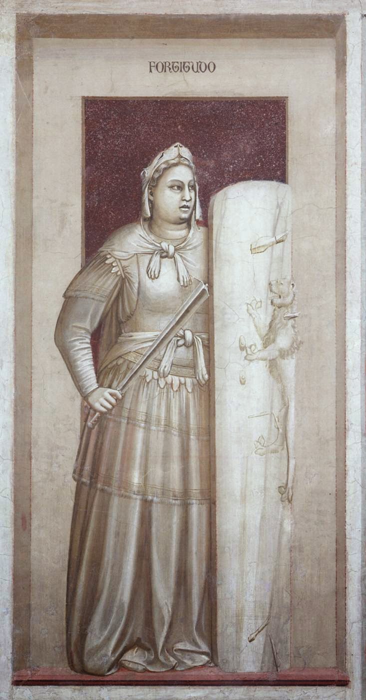 ~The Three Prayers: Giotto: The Virtues and Vices ~ Fortitudo