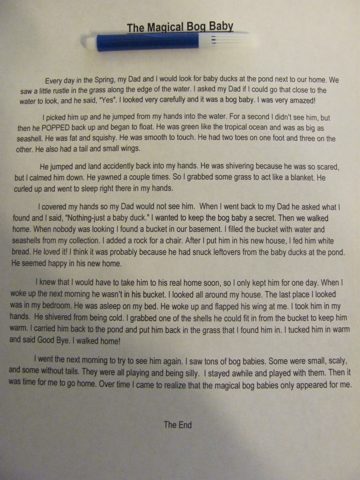 Life In The Unknown: Bog Baby