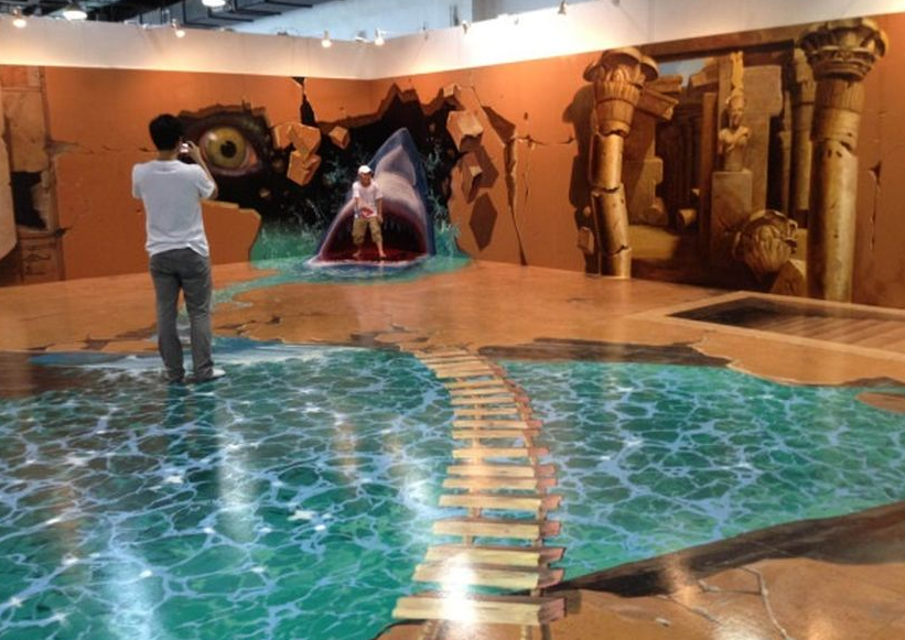 3D Magic Art Special Paintings Exhibition Of China 2012