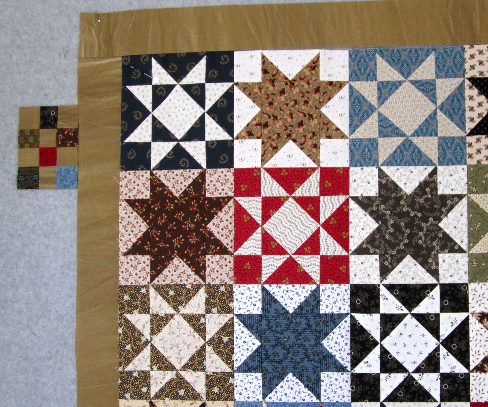 Cupcakes 'n Daisies: A Little More of Virginia's Star Quilt