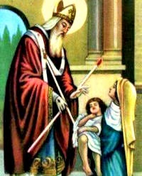 St. Blaise and the blessing of the throats