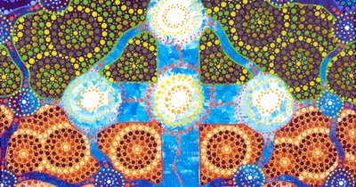 Indigenous Jesus: Indigenous Painting: Holy Spirit in This Land