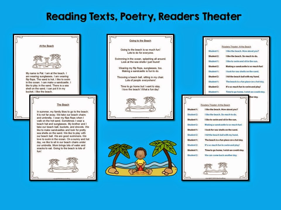 LMN Tree: Building Fluency with Beach Themed Fluency Tips and Activities