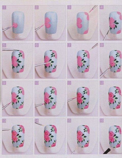 nail tutorial: step by step nail art tutorials