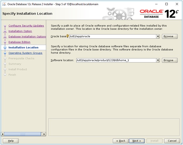 Database Notes: Oracle 12c (12.2.0.1) binaries Installation on Oracle ...