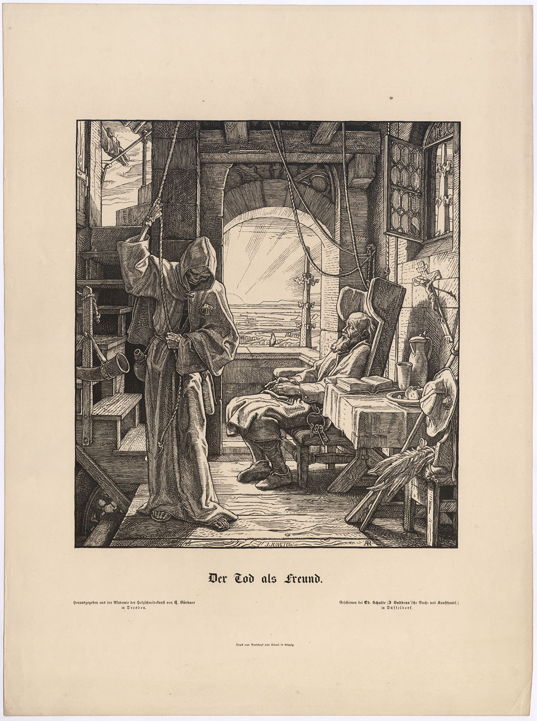 Prints and Principles: Alfred Rethel’s pair of wood-engravings, “Death ...
