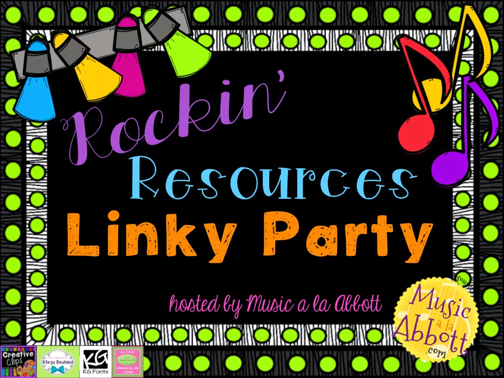 The Totally "Tuned-in" Teacher: "Rockin' Resources Linky Party"