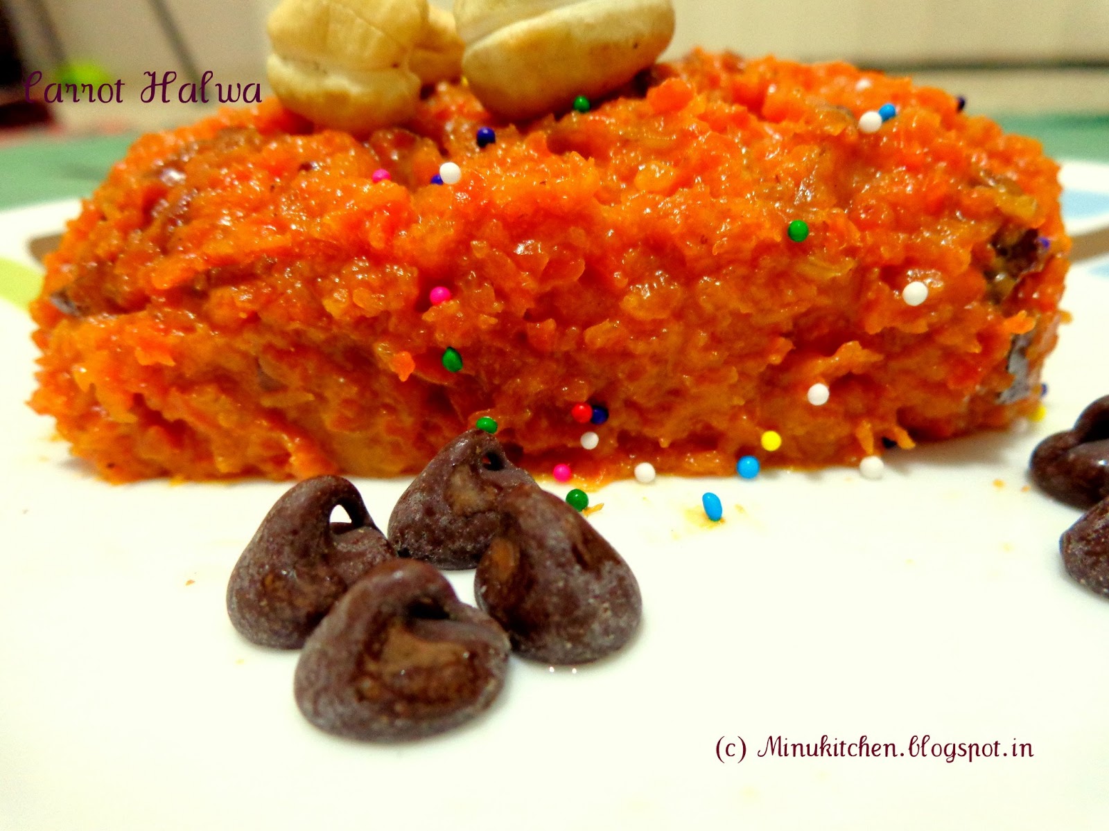 Carrot Halwa ~ Minu's Kitchen