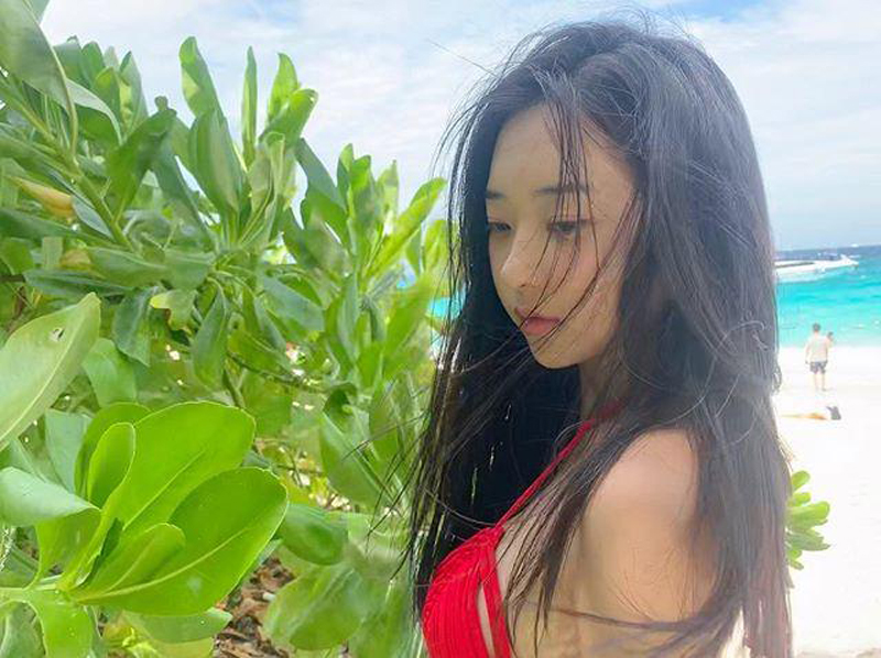 ชินแจอึน(Shin Jae Eun) แอบมาเที่ยวไทย อวดหุ่นแซ่บในบิกินีแดงสุดเซ็กซี่