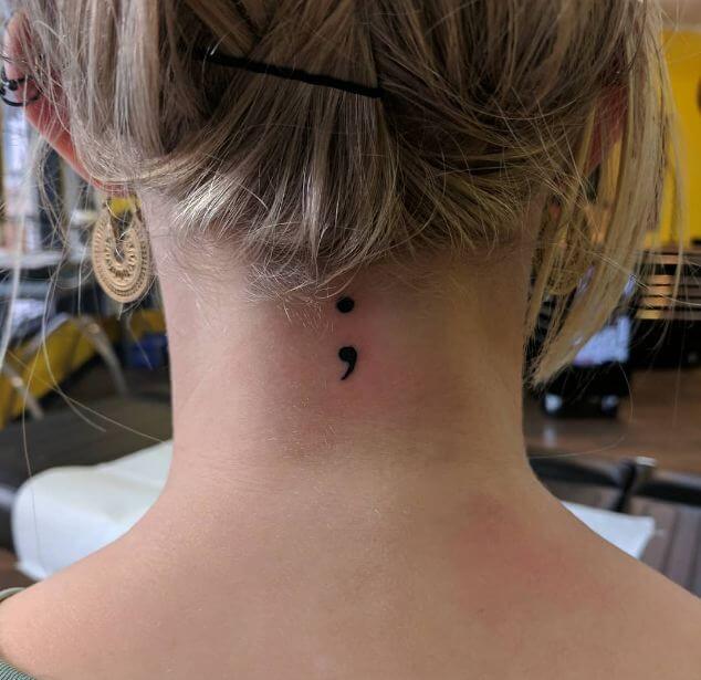 50+ Unique Semicolon Tattoo Ideas with Meaning (2019) | Tattoo Ideas 2020