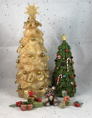 Evie’s Adventures With Polymer Clay: Polymer Clay Christmas Trees